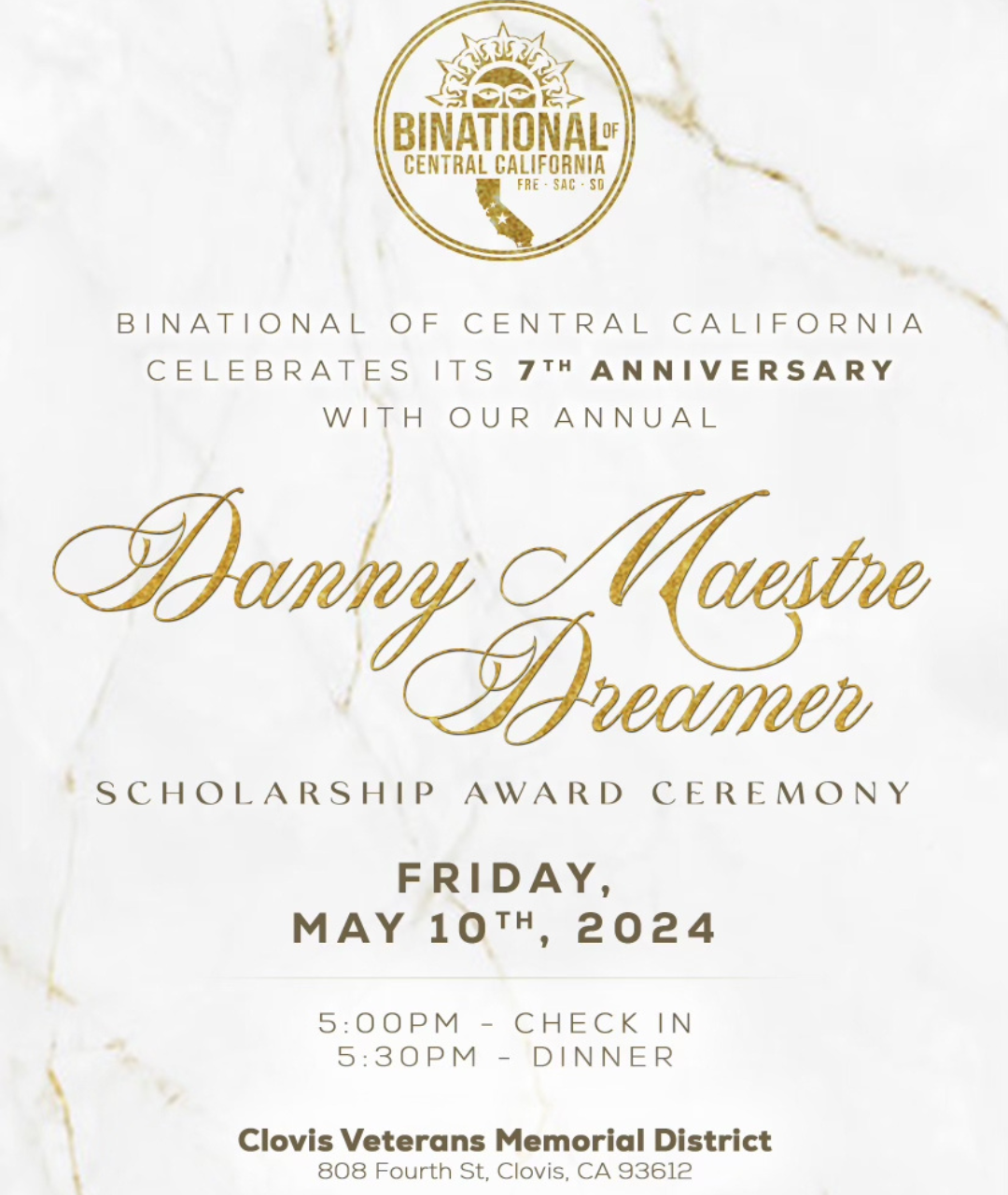 7th Anniversary Gala - Binational of Central California